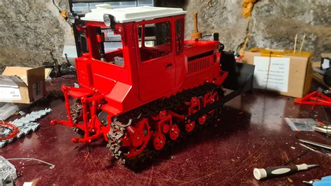 Stl File Chassi For Soviet Dt75 Bulldozer Tractor Rc 110 🚜・3d Print Design To Download・cults
