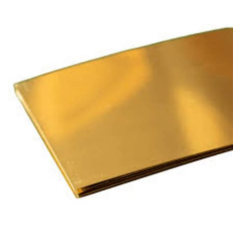 Polished Brass Sheet Plates Grade C26000 Thickness 0 5 Mm At Rs 404