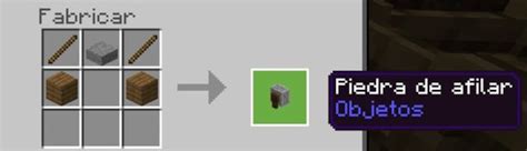 Cómo Fabricar Una Piedra De Afilar O Afiladora En Minecraft Y Para Qué