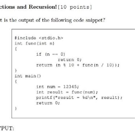 A Sample Pre Test Question Download Scientific Diagram