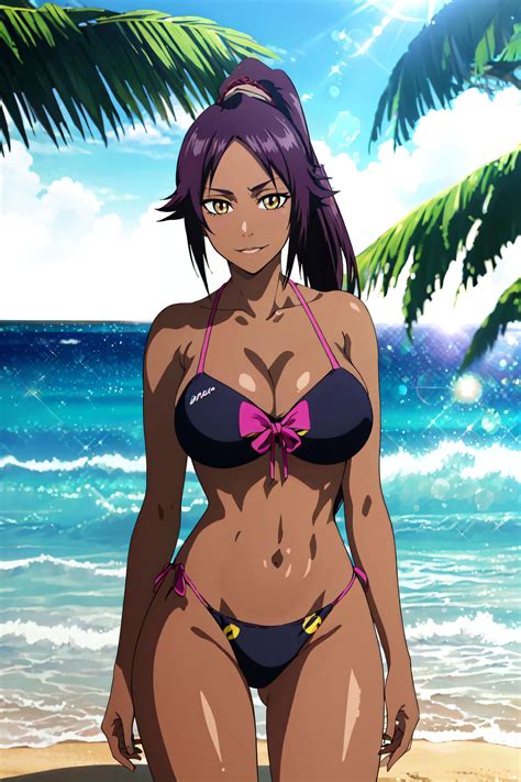 Shihouin Yoruichi 9 By Tiger Groves On Deviantart