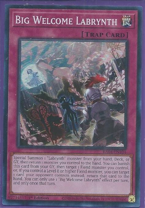 Ra04 En104 “big Welcome Labrynth” Collectors Rare Konoha Store Chile