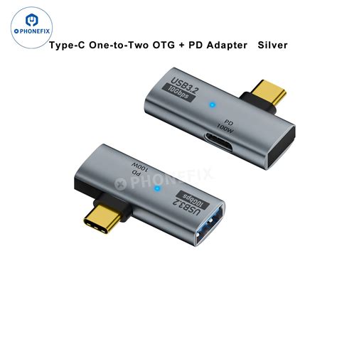 Pd 100w Fast Charging Type C Otg Mobile Phone Laptop Adapter