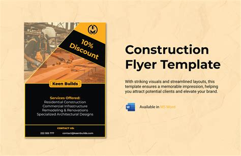 Is There A Flyer Template In Word