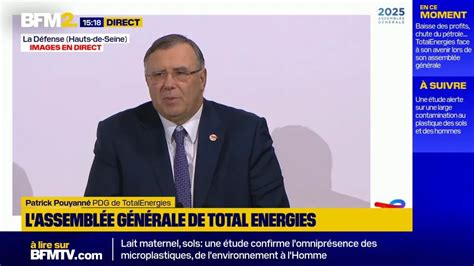 Patrick Pouyanné Pdg De TotalÉnergies Lélectricité Sera Lénergie De Ce 21e Siècle