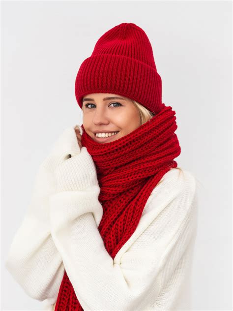 Шапка Romashka Нансі 307011703024 для жінок колір Червоний купити в Києві Україні в