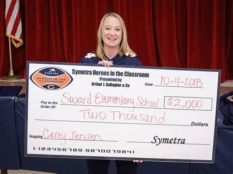 Sward Elementary Teacher Named Symetra Hero In The Classroom Oak Lawn Il Patch
