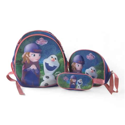 Sofia The First School Backpack With 2 Bags Gs17 T