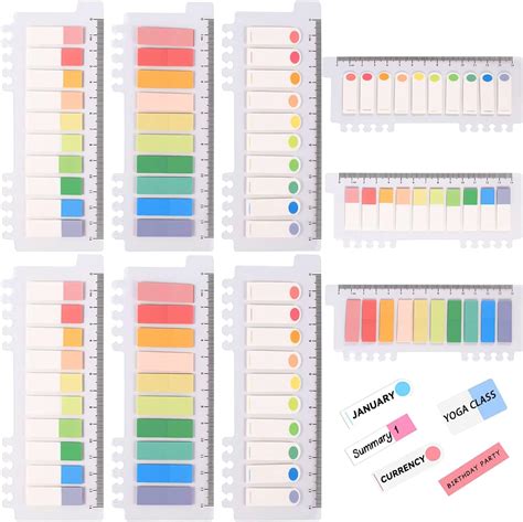 600 Stück Haftstreifen Haftnotizen Tabs Index Tabs Index Tabs