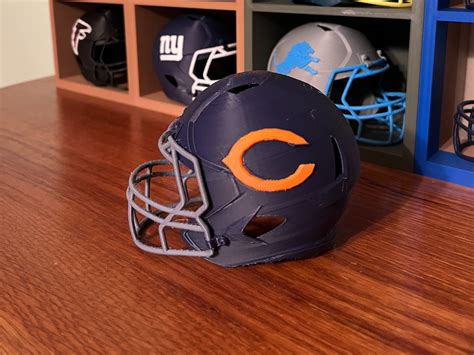 Chicago Bears Football Helmet By Fnapier68 Makerworld Download Free 3d