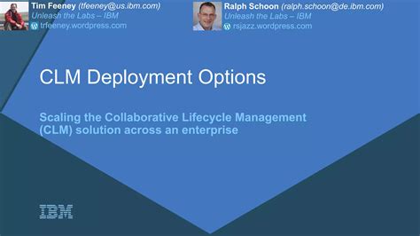 Clm Deployment Options Scaling The Collaborative Lifecycle Management