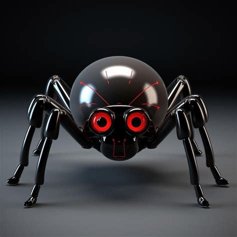 Premium Ai Image Cartoon Spider 3d
