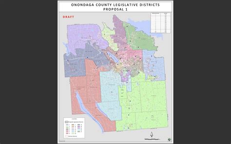 Onondaga County Leg To Take Feedback On Proposed District Maps