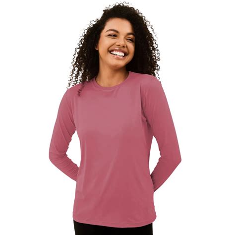 Compre Camiseta Uv Line Uvpro Manga Longa Feminina Malva Proteção Solar