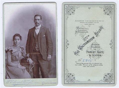 E7 Now And Then William Edward Wright Forest Gate Edwardian Photographer