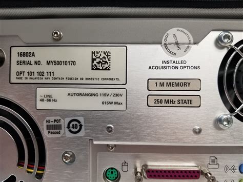 Agilent 16802a Logic Analyzer Analyzers Test Equipment Bmi Surplus Inc