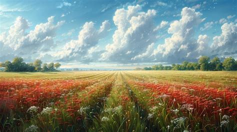 Cover Crop Sustainable Farming Background Premium Ai Generated Image