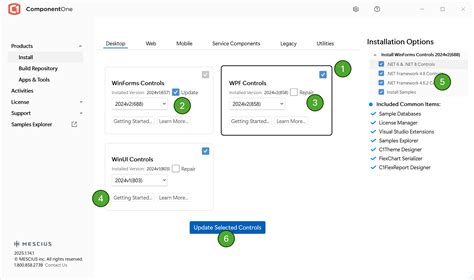 Welcome To The Componentone Control Panel Componentone