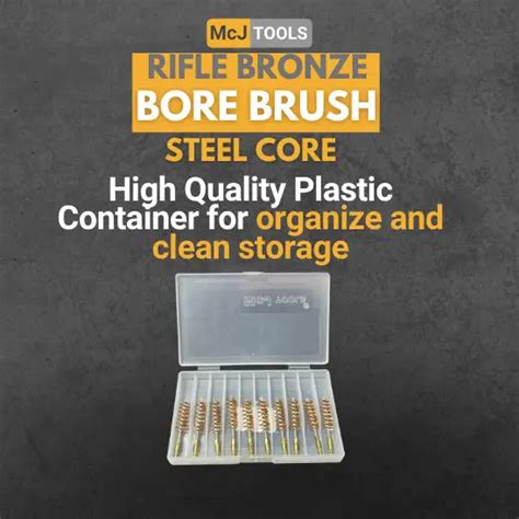 375 Cal Bronze Bore Brush 20 Pack Gun Cleaning Tool Mcjtools