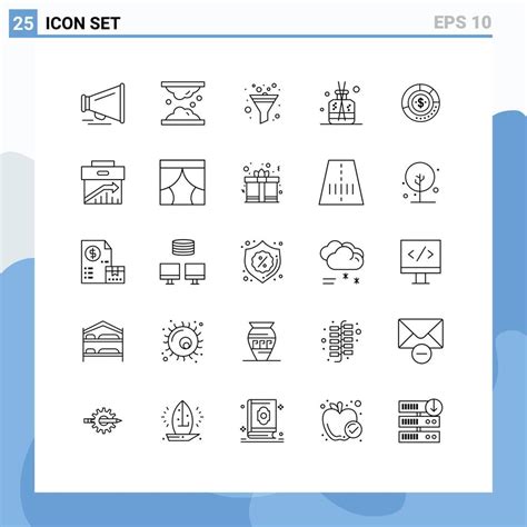 Set Of 25 Modern Ui Icons Symbols Signs For Analysis Spa Skin Green