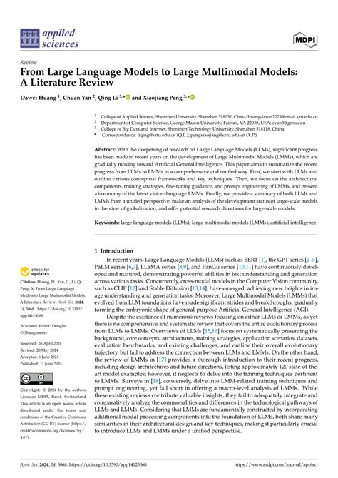 Pdf From Large Language Models To Large Multimodal Models A