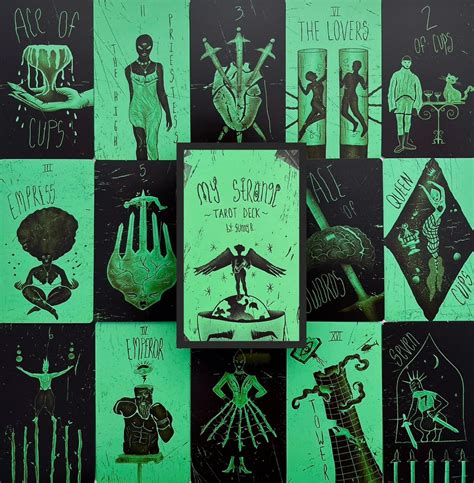 My Strange Tarot Card Deck Unusual Oddities Indie Occult Divination