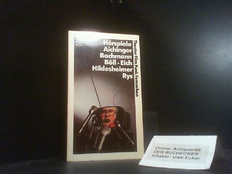 Hörspiele Ilse Aichinger Mit E Nachw Von Ernst Schnabel Fischer