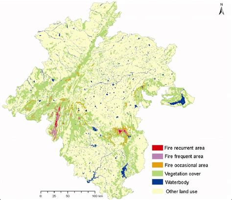 Forest Fire Recurrence Map 2005 2010 Download Scientific Diagram
