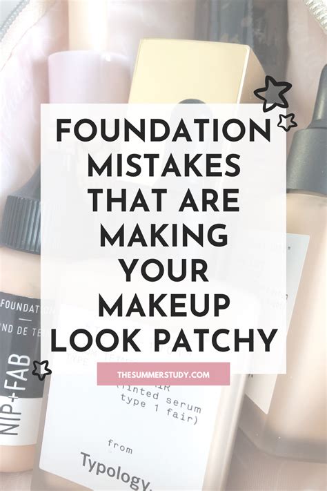 How To Avoid Patchy Foundation Artofit
