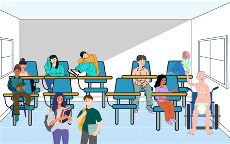 Bald Student In Class In Her Diaper By Wheelchairlizard On Deviantart