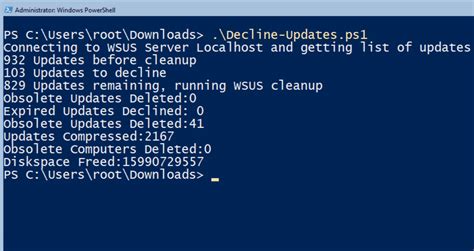 Free Up Disk Space On WSUS Server By Deleting Expired And Superseded Updates Sysops