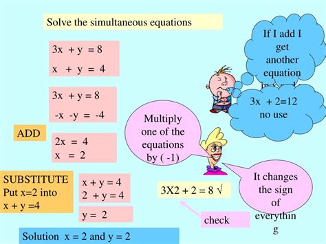 Ppt Simultaneous Equations Powerpoint Presentation Free Download