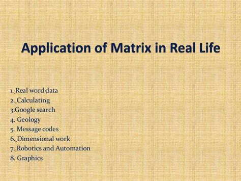 Matrix In Software Engineering