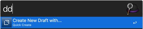 swipe my alfred workflow for drafts for mac drafts for mac drafts