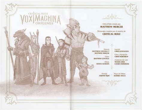 Galicia Comic Critical Role Vox Machina Origins 1