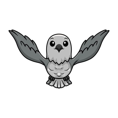 Cute Northern Mockingbird Cartoon Flying 26616840 Vector Art At Vecteezy