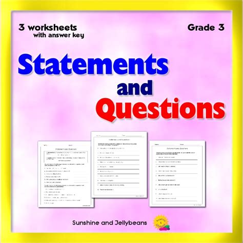 Grade 3 Sentence Bundle Types Of Sentences Conjunctions Fragments