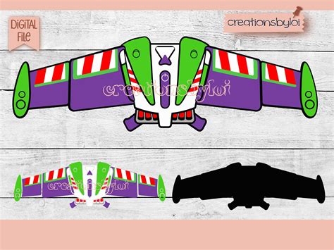 Buzz Lightyear Wings Svg Layered Svg Png Layered For Cricut And Silhouette Instant Download