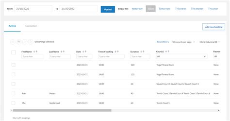 Resending A Booking Confirmation Clubspark