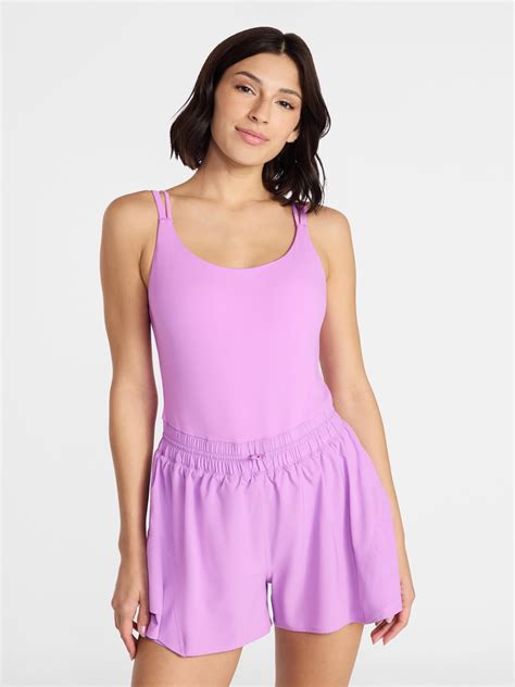 Avia Womens And Womens Plus Cinched Waist Romper Sizes Xs 4x