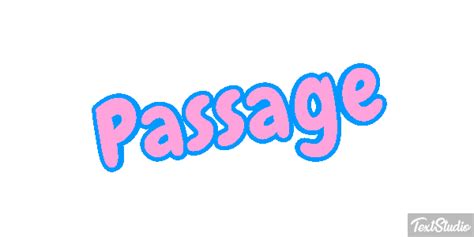 Passage Word Animated  Logo Designs