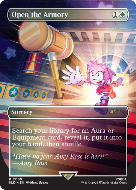 Secret Lair X Sonic Chasing Adventure Foil Edition Secret Lair