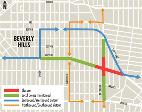 Wilshire La Cienega Closures In Effect All Summer During Weekends