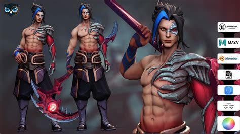 Kayn League Of Legends 3d Model Turbosquid 2330010