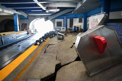 An Inside Look At The Newly Refurbished Earthquake The Big One At
