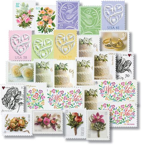 4959 2015 First Class Forever Stamp Wedding Series Engraved