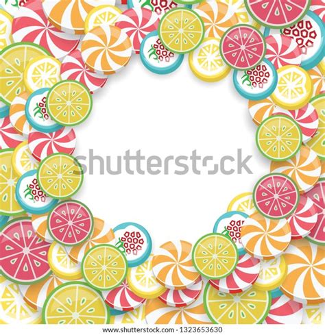 64 Mixed Candy Top View Stock Vectors And Vector Art Shutterstock