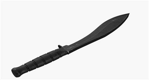 Cuchillo Kukri Negro Ka Bar Modelo 3d 19 Max Obj Fbx Free3d