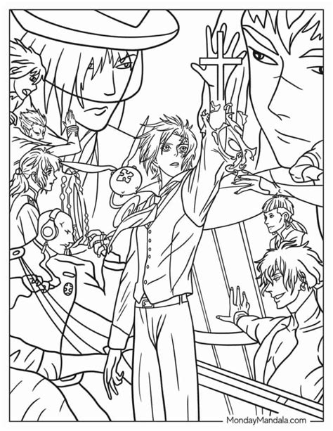 Free Printable Anime Coloring Pages
