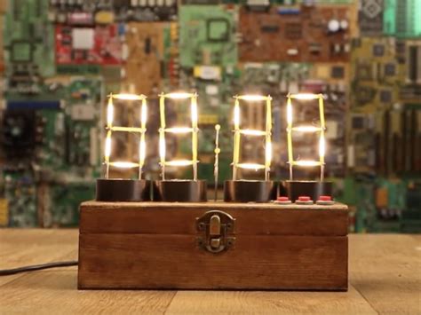 Vintage Style Clock Made From Individual Leds Arduino Blog